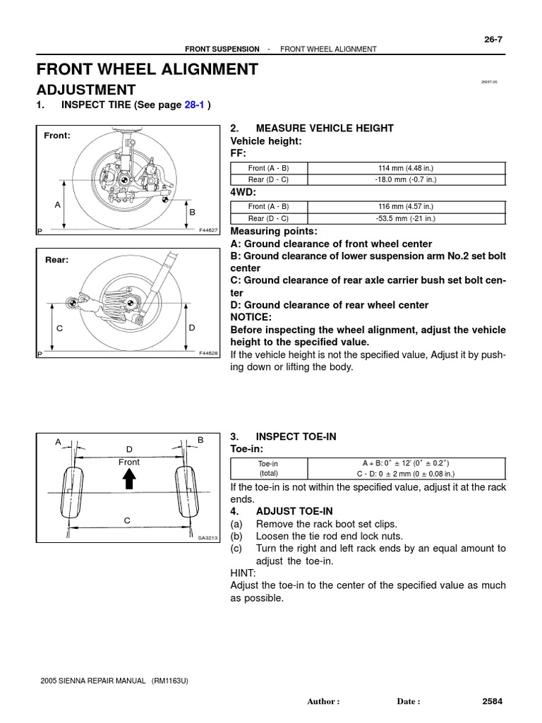 Wheel Alignment | PDF | Suspension (Vehicle) | Nut (Hardware)