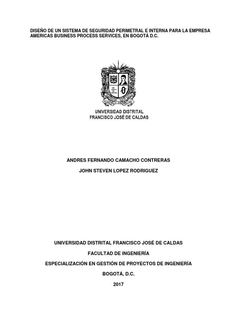Diseño de Un Sistema de Seguridad Perimetral Abps | PDF | La seguridad informática | Seguridad