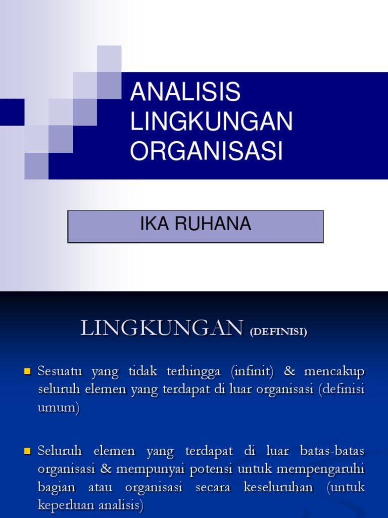 BAB 6 Analisis Lingk PDF | PDF