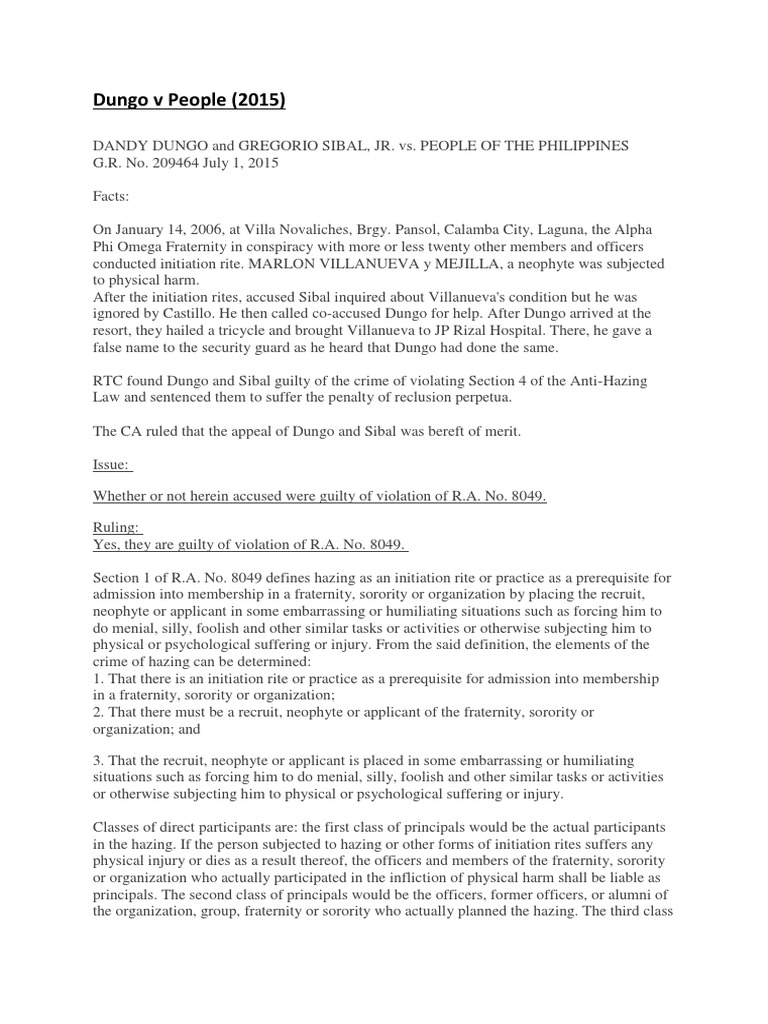 CRIM LAW - Case Digests | PDF | Murder | Crime & Violence