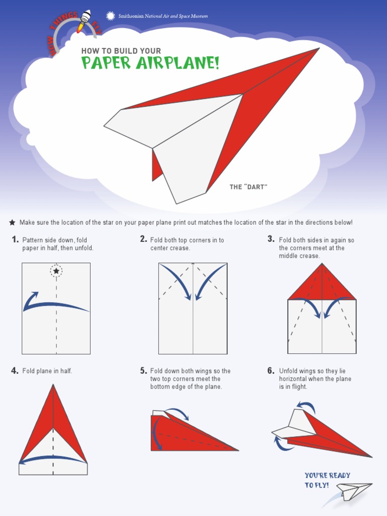 NASM Paper Plane Printout B1p3i5 | PDF | Airplane | Flight
