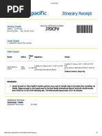 PAL Boarding Pass Sample for Flight PR 2808 | PDF | Airlines | Transport