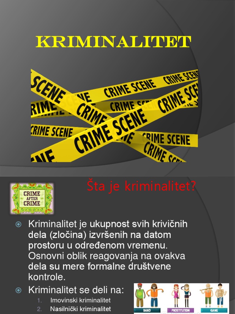 Kriminalitet | PDF