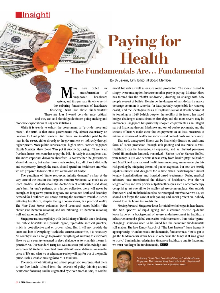 Paying For Health | PDF | Health Care | Taxes