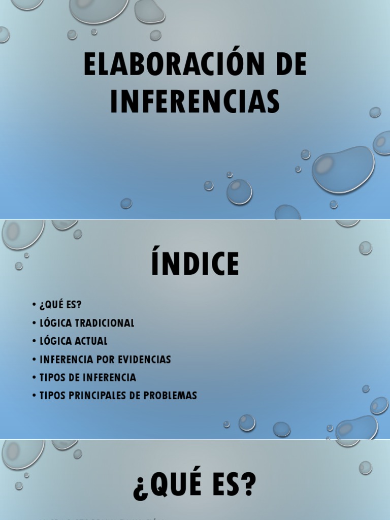 Elaboración de Inferencias | PDF | Inferencia | Razonamiento inductivo