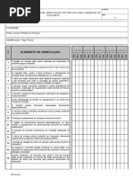 Check List de Pré-Uso para Tifor | PDF