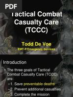 Introduction To TCCC ASM Didactic Presentation (With Videos) | PDF | Bleeding | First Aid