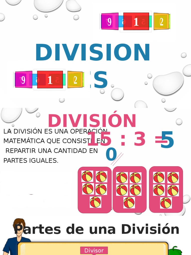Partes y Tipos de la División Matemática | PDF