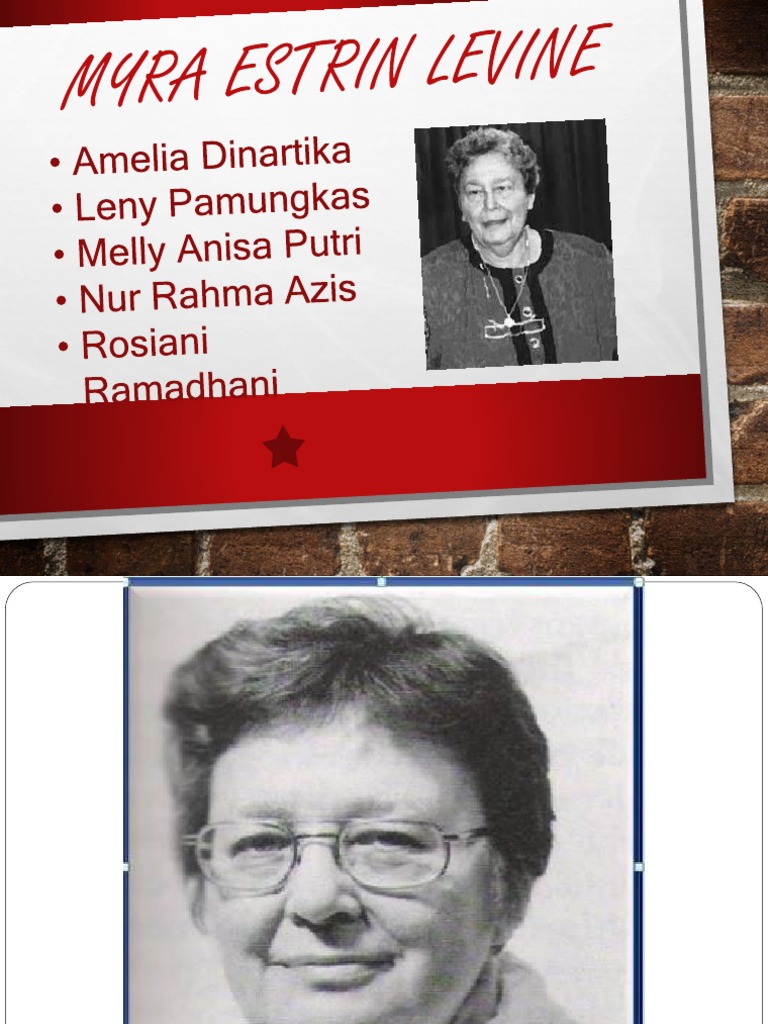 Teori Myra Estrin Levine | PDF