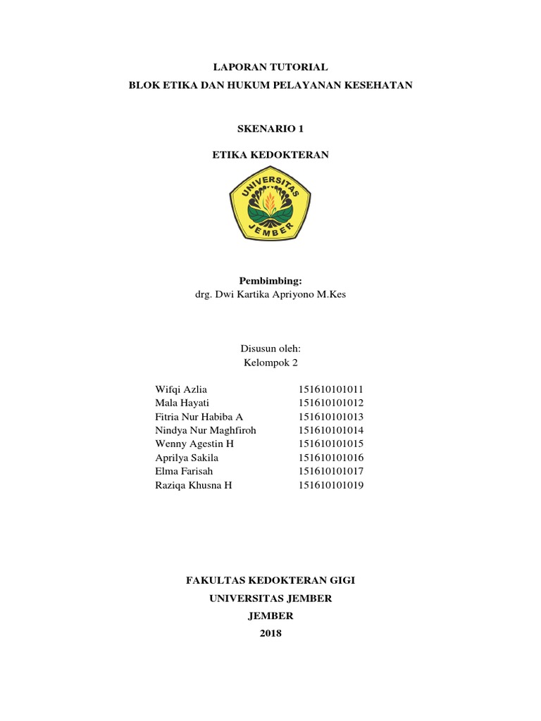 Laporan Etika Sken 1 | PDF