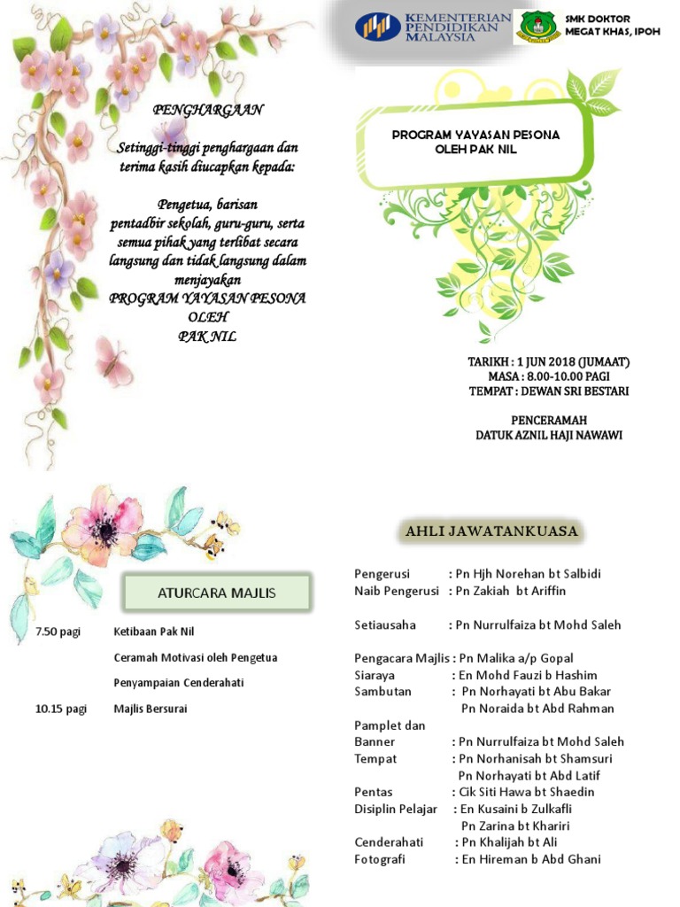 Program Yayasan Pesona | PDF