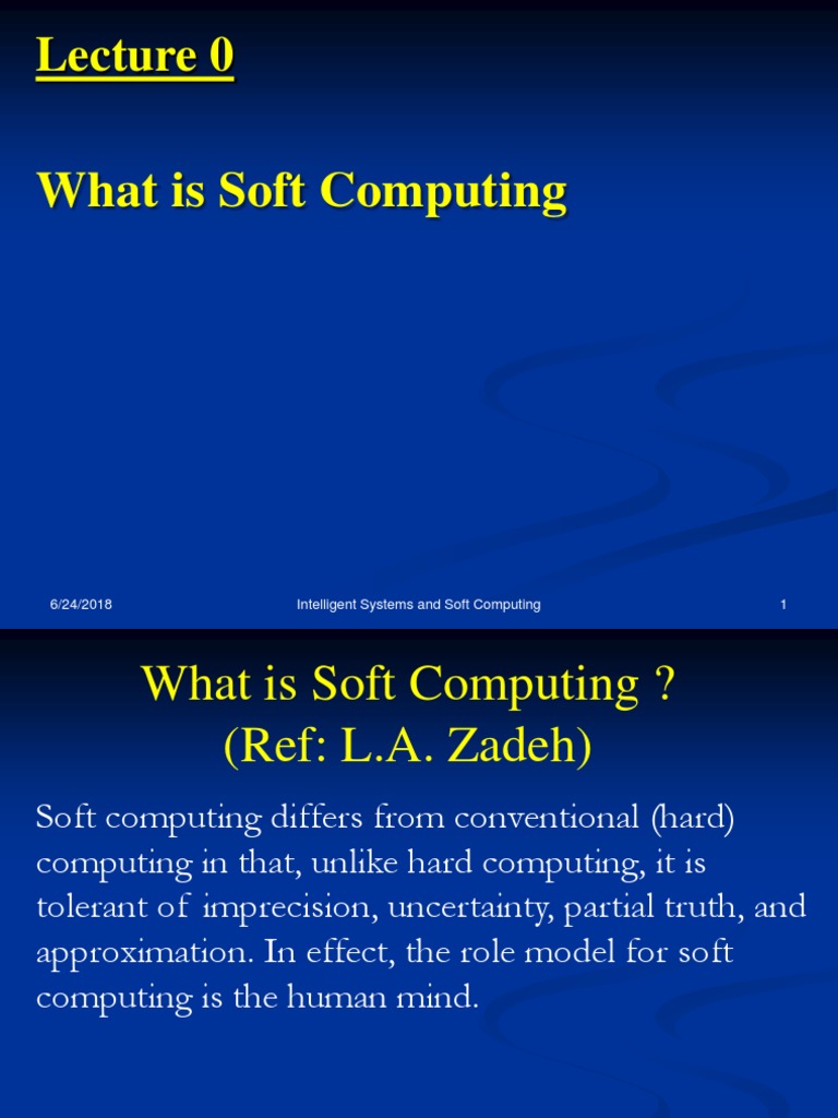 What Is Soft Computing | PDF | Artificial Intelligence | Intelligence ...