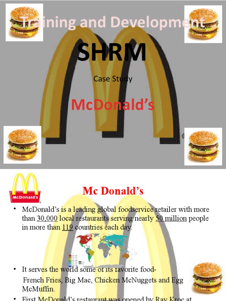 Case Study MCD | PDF | Mc Donald's | Employment