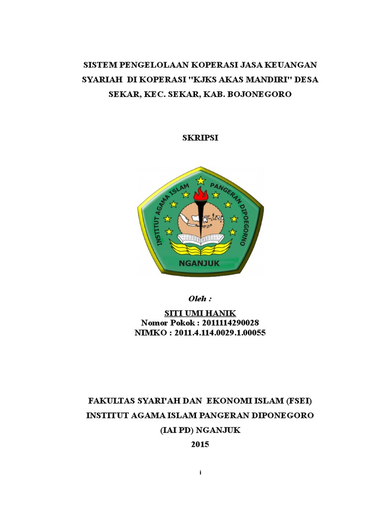 Sampul Skripsi | PDF