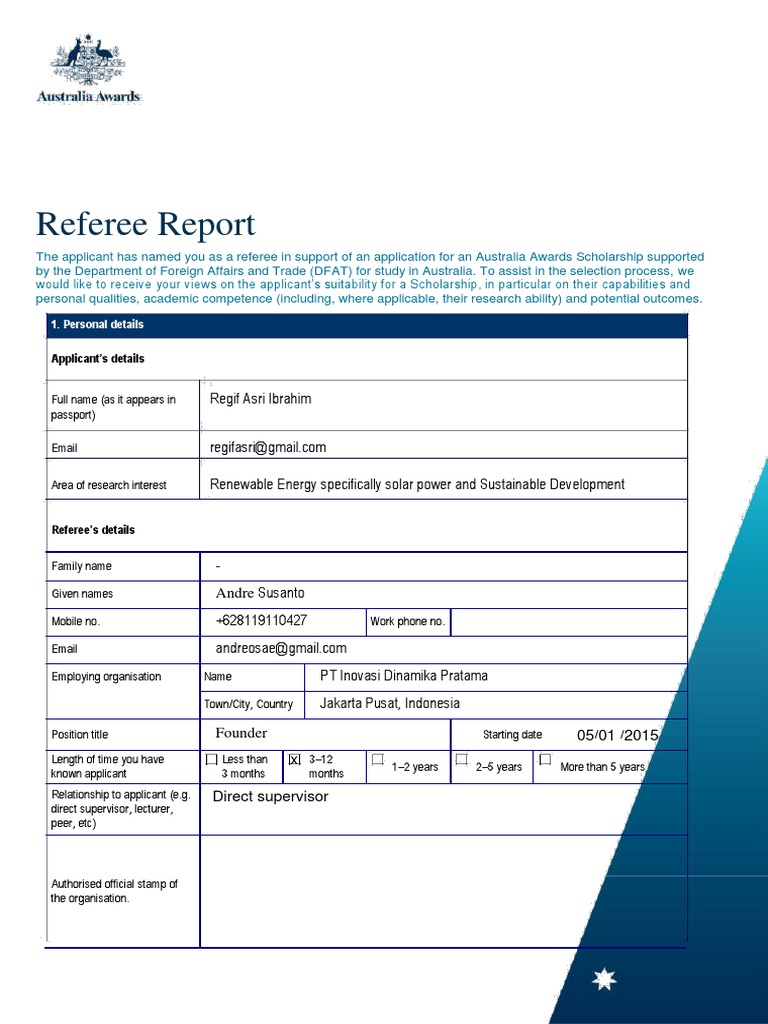 Referee AAS Regif - AES | PDF | Creativity | Leadership
