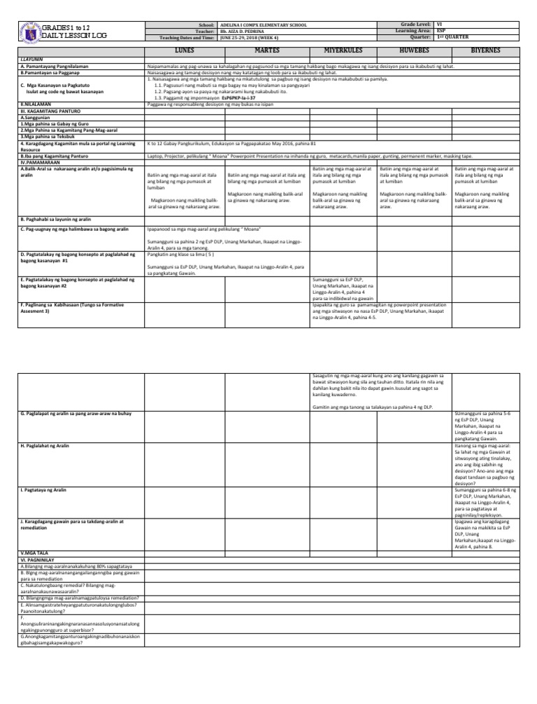 Esp Q1 W4 | PDF