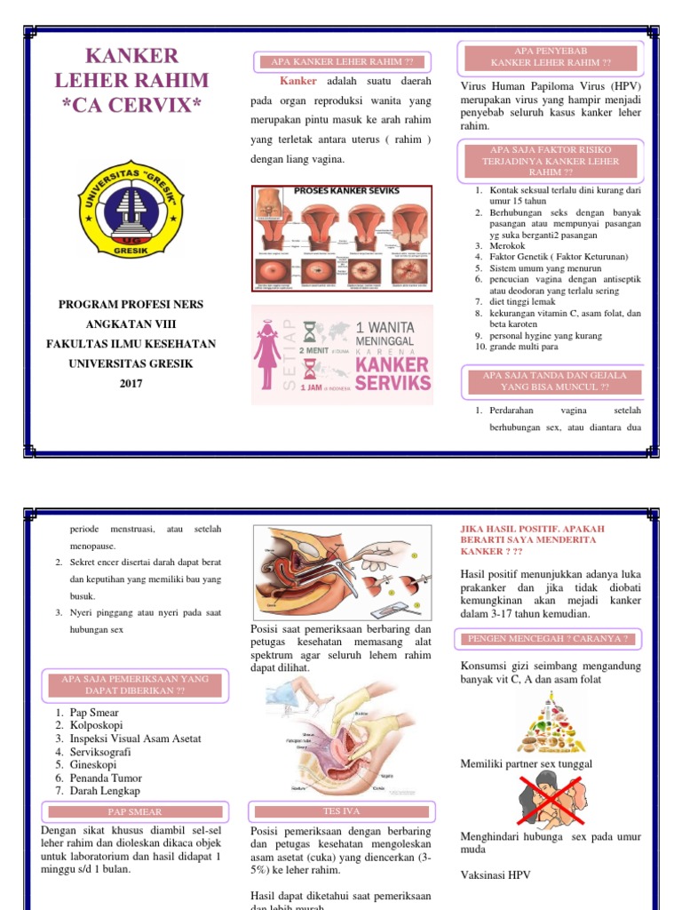 Leaflet CA Serviks | PDF