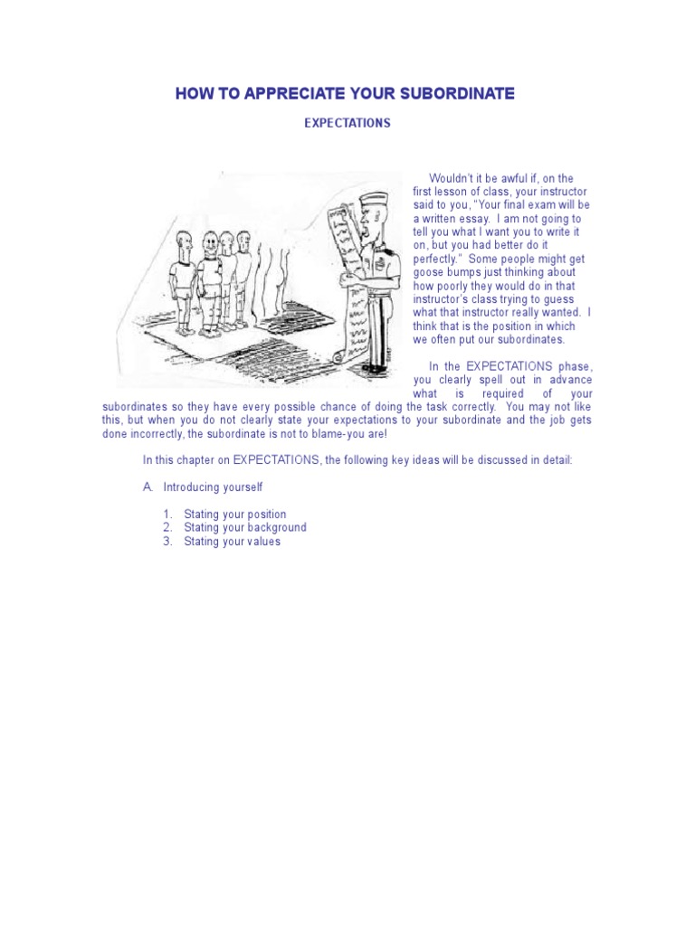 How To Appreciate Your Subordinate | PDF | Motivation | Motivational