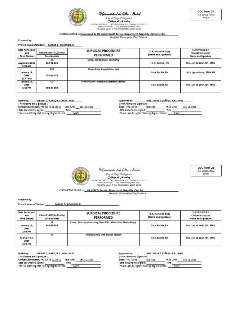 PRC FORM To Be Submitted | PDF