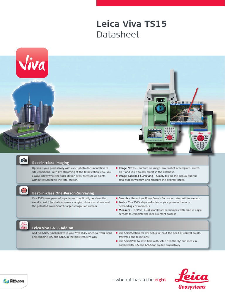 Leica TS15 Datasheet.pdf | Technology