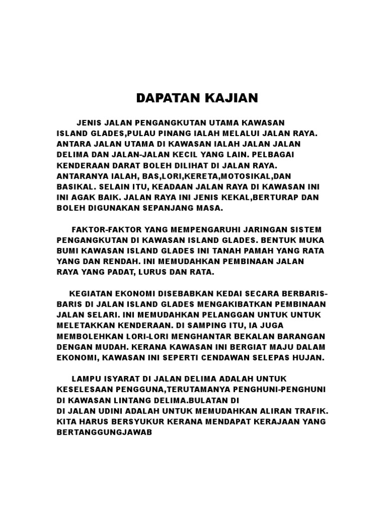 Dapatan Kajian | PDF