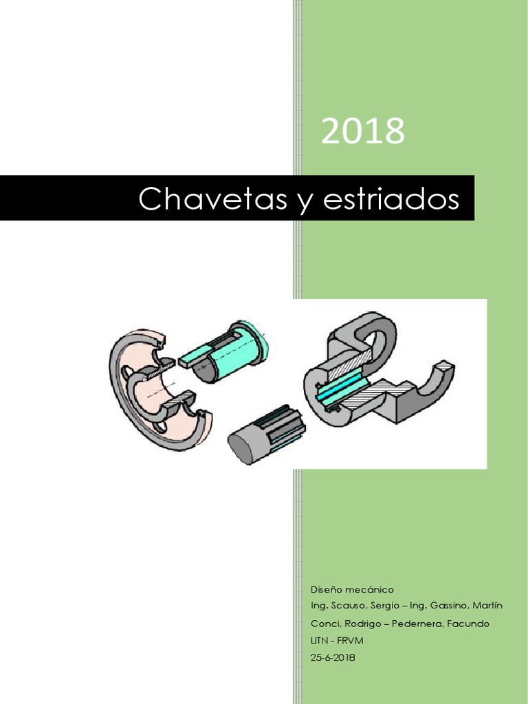 Chavetas y Estriados | PDF | Bienes manufacturados | Máquinas