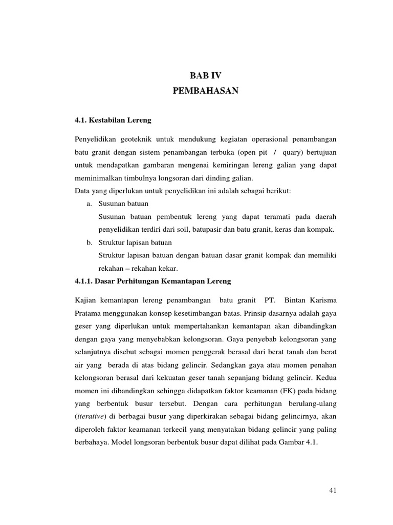 Bab 4 - Pembahasan | PDF