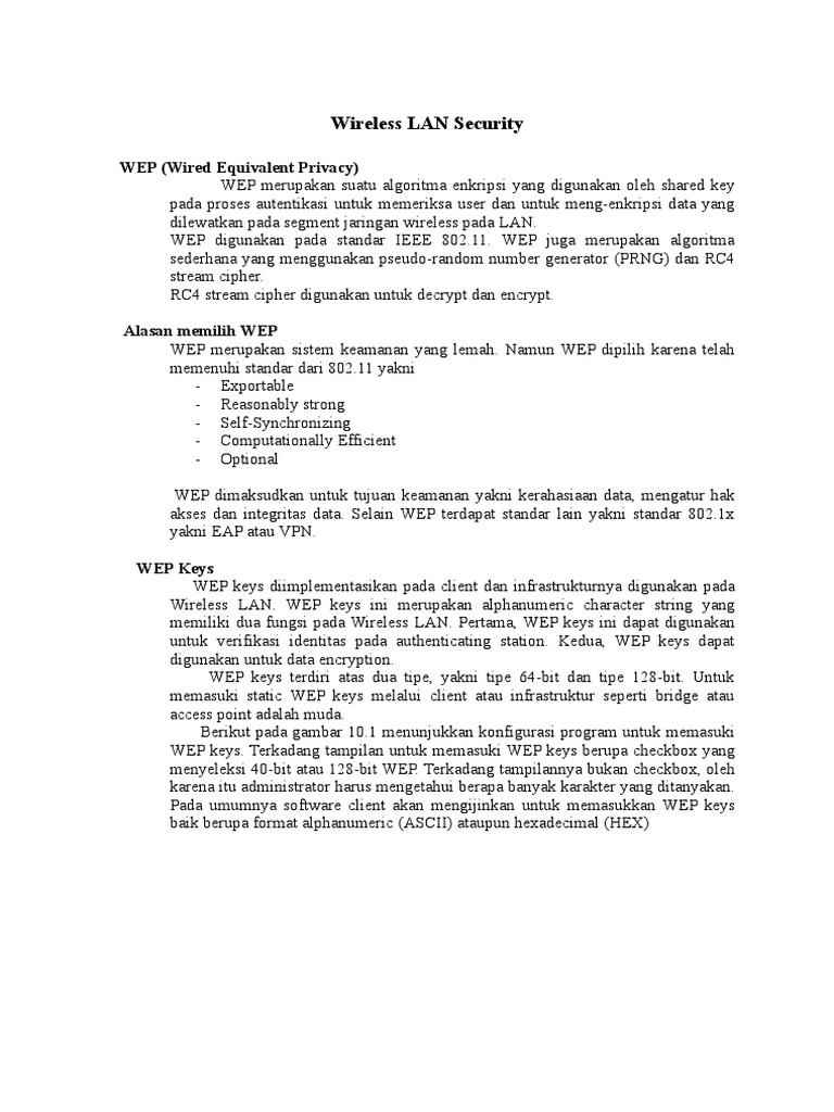 Wireless Lan Security | PDF