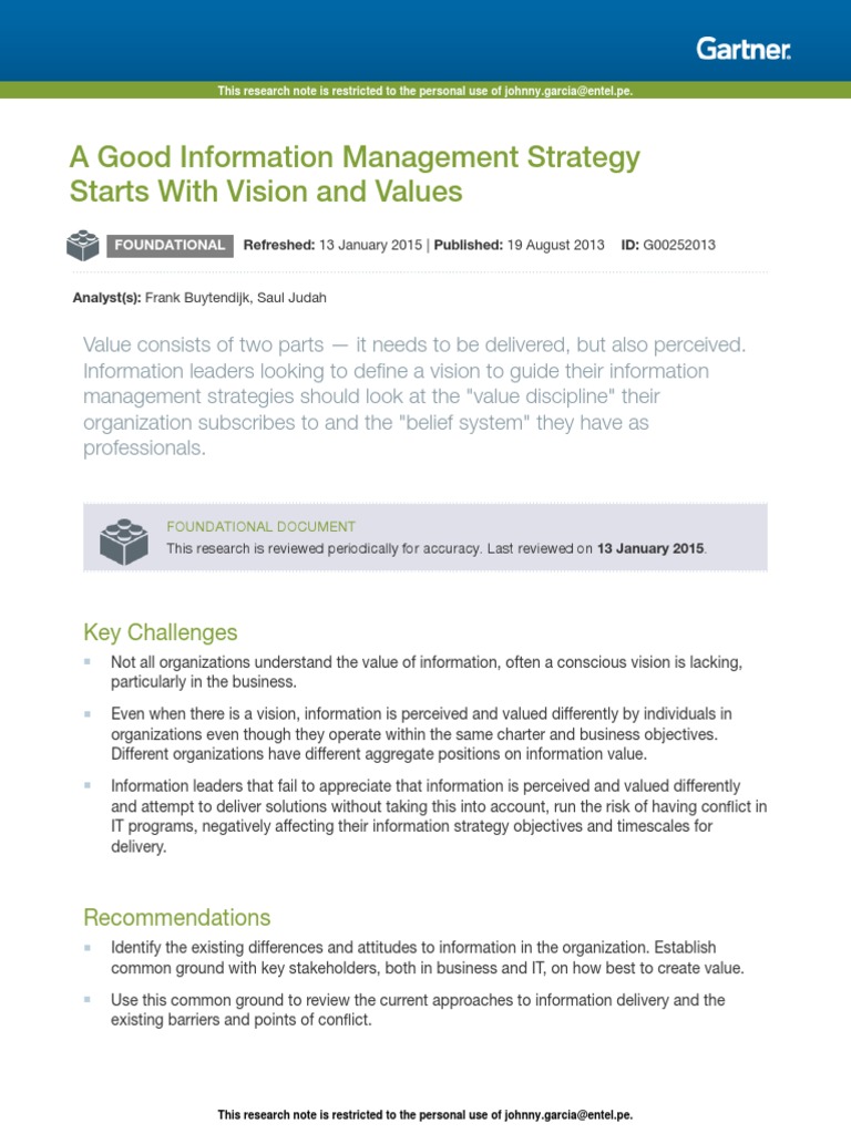 L. - A - Good - Information - Management Strategy Starts With Vision ...