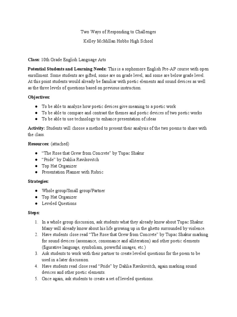 Technology Integration - Two Ways of Responding To Challenges | PDF ...