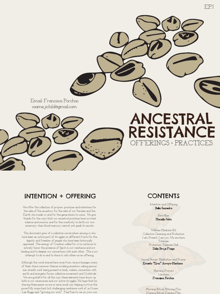 Ancestral Resistance Prayers | PDF | Prayer | Breathing