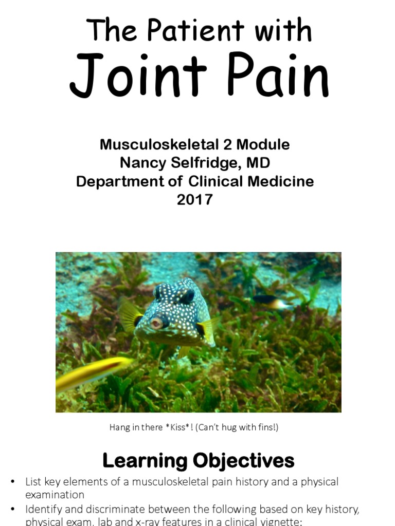 Patient With Joint Problems 2017 | PDF | Rheumatoid Arthritis | Arthritis