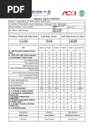 HSE Daily Report Form | PDF | Safety | Prevention