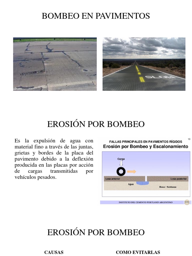 Bombeo En Pavimentos Pdf