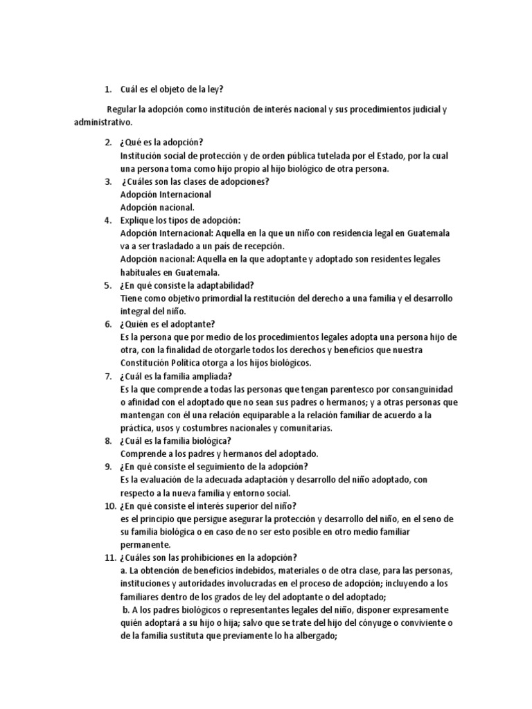 Ley de Adopciones | PDF | Adopción | Familia