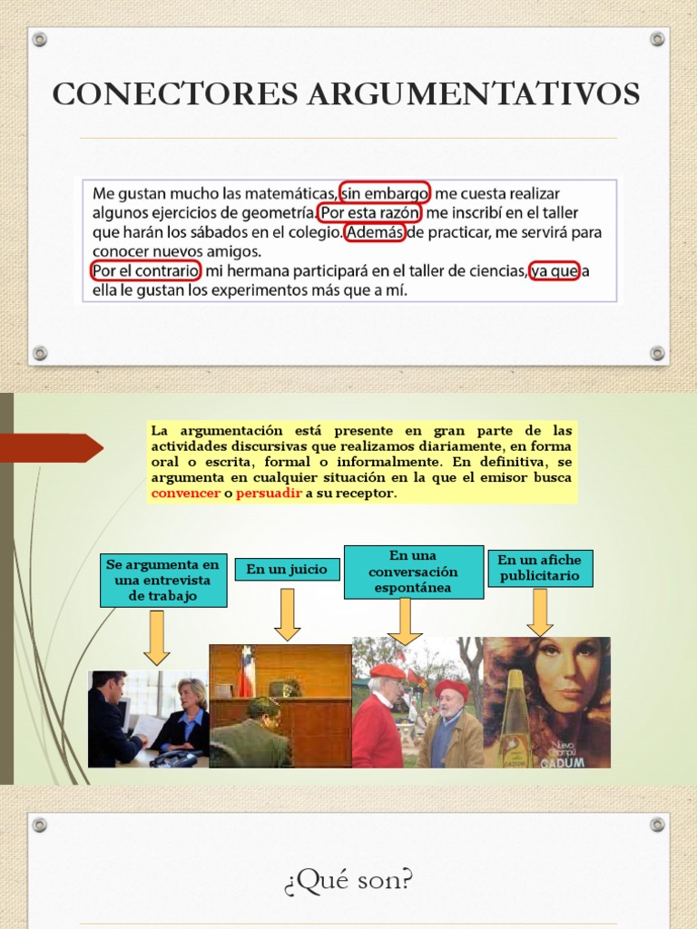 Conectores Argumentativos | PDF | Argumento | Gatos