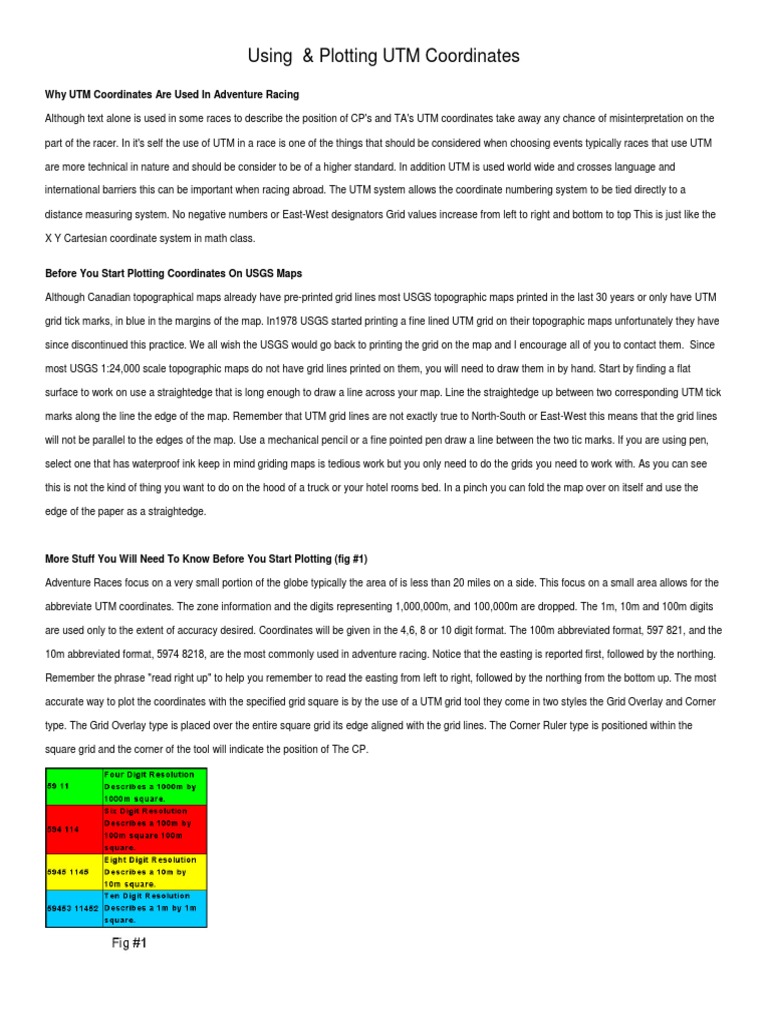 Using Plotting Utm Coordinates Why Utm Coordinates Are Used In