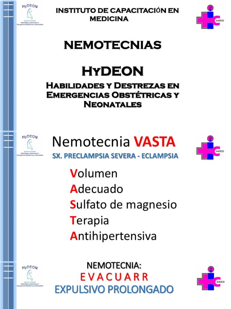 NEMOTECNIAS HyDEON | PDF | Maternidad | Parto