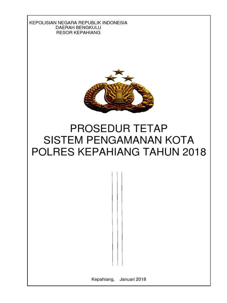 Contoh Cover Polri | PDF