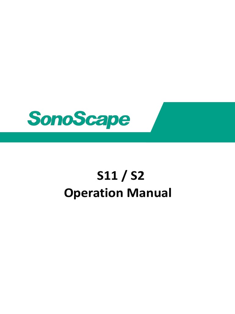 S11&S2 Operation Manual | PDF | Doppler Effect | Menu (Computing)