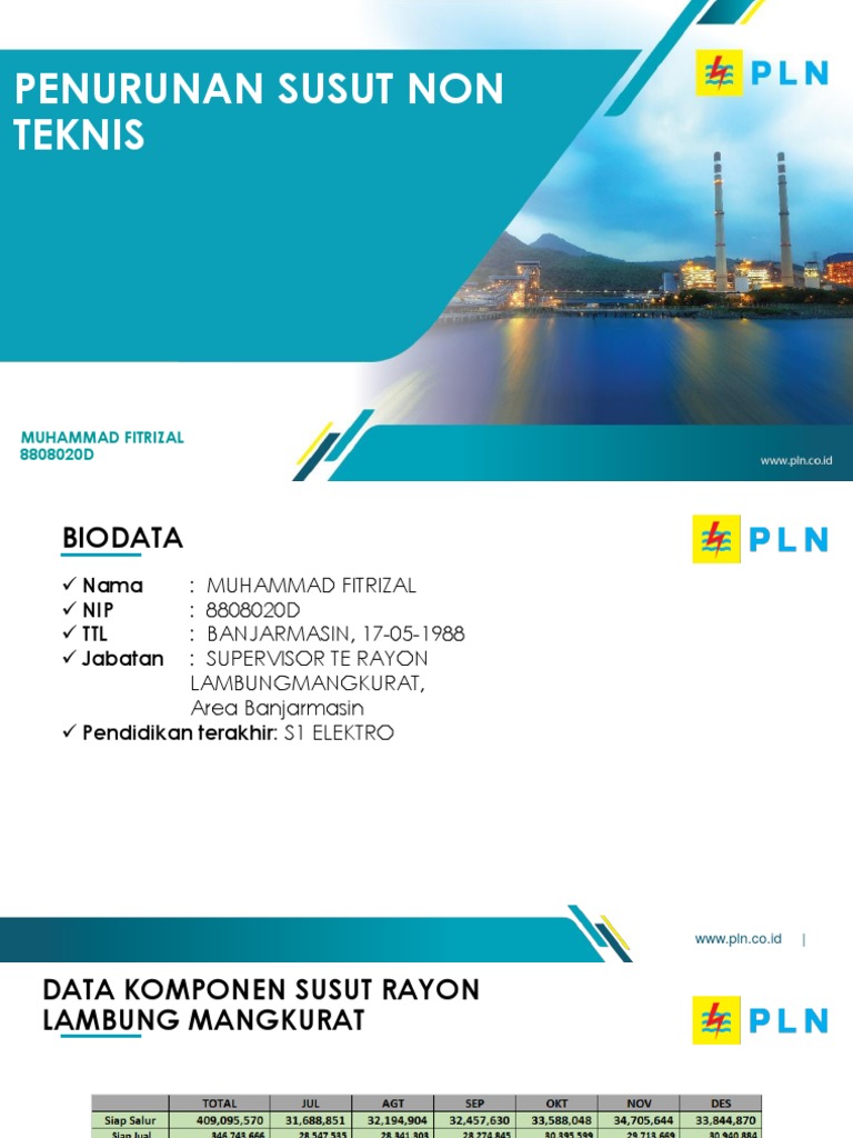 Presentasi Penurunan Susut Non Teknis | PDF