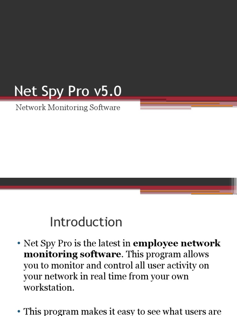 Net Spy Pro: Employee Monitoring Guide | PDF | Internet & Web | World ...