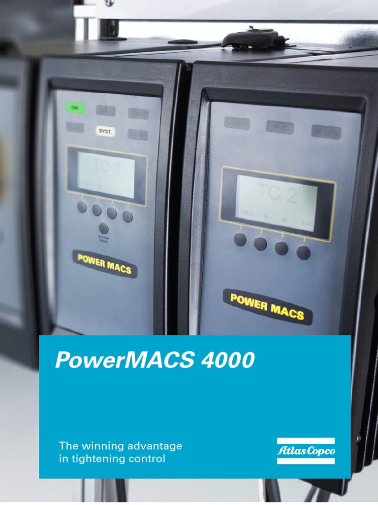 PowerMacs4000 Atlas Copco 2018 | PDF | Network Switch | Ethernet