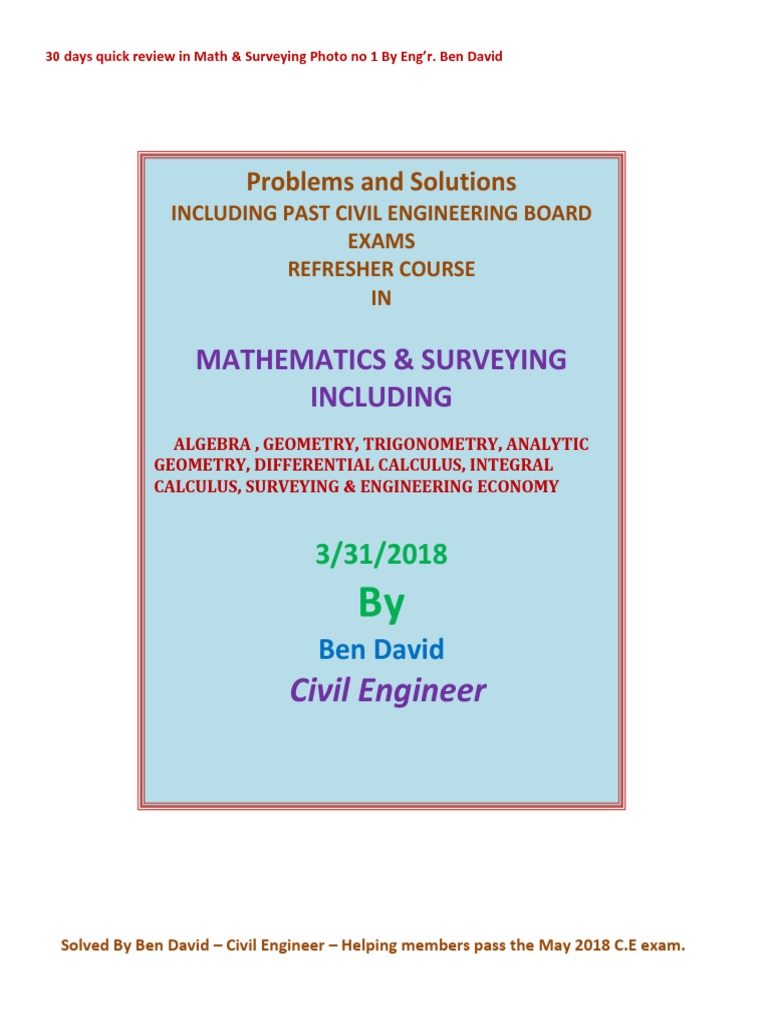 Math Review | PDF | Teaching Mathematics | Science And Technology