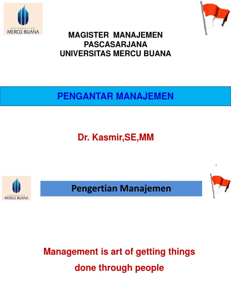 Pengantar Manajemen | PDF