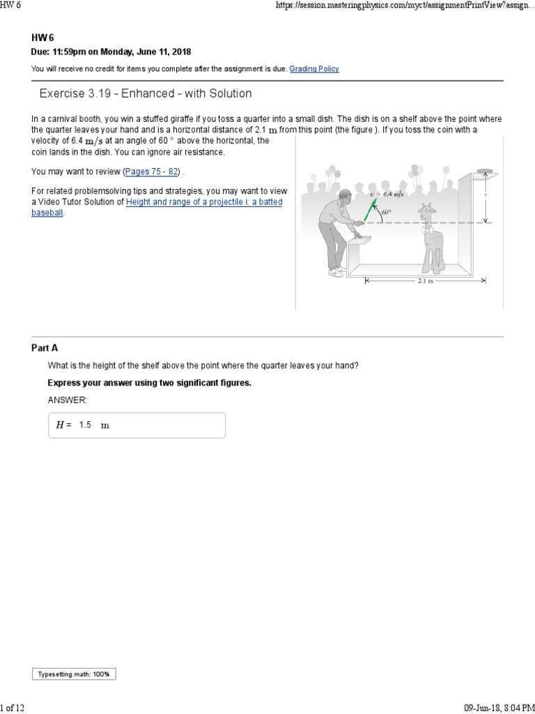 HW 6 | PDF | Orbit | Acceleration