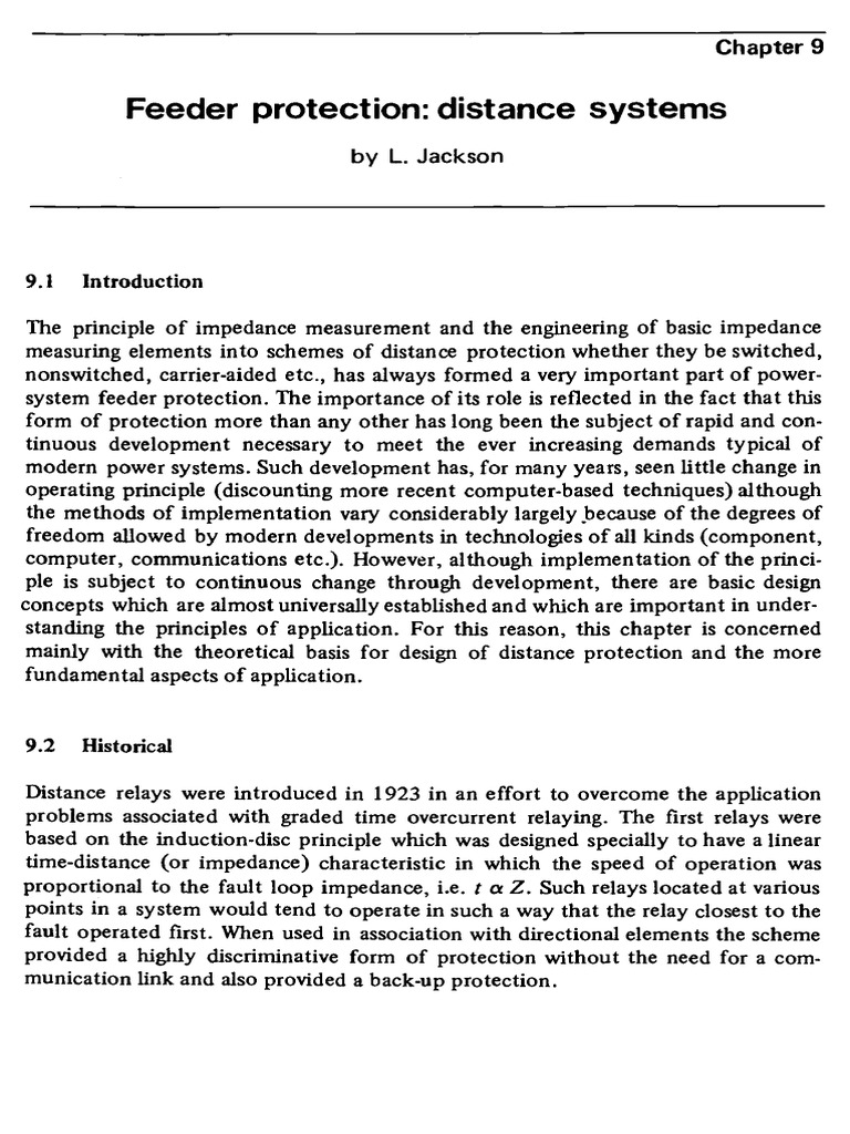 Feeder Protection - Distance System PDF | PDF | Electrical Impedance ...