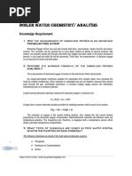 Boiler Water Parameters | PDF | Chemistry | Physical Sciences