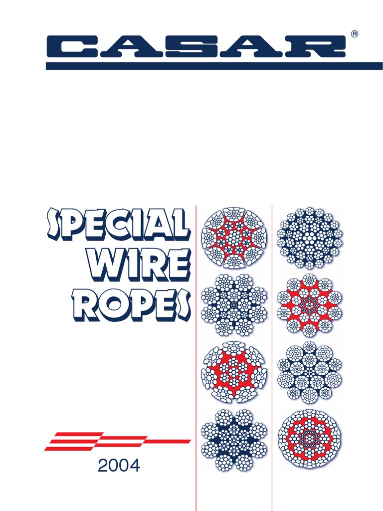 Casar Special Wire Ropes | PDF | Crane (Machine) | Rope