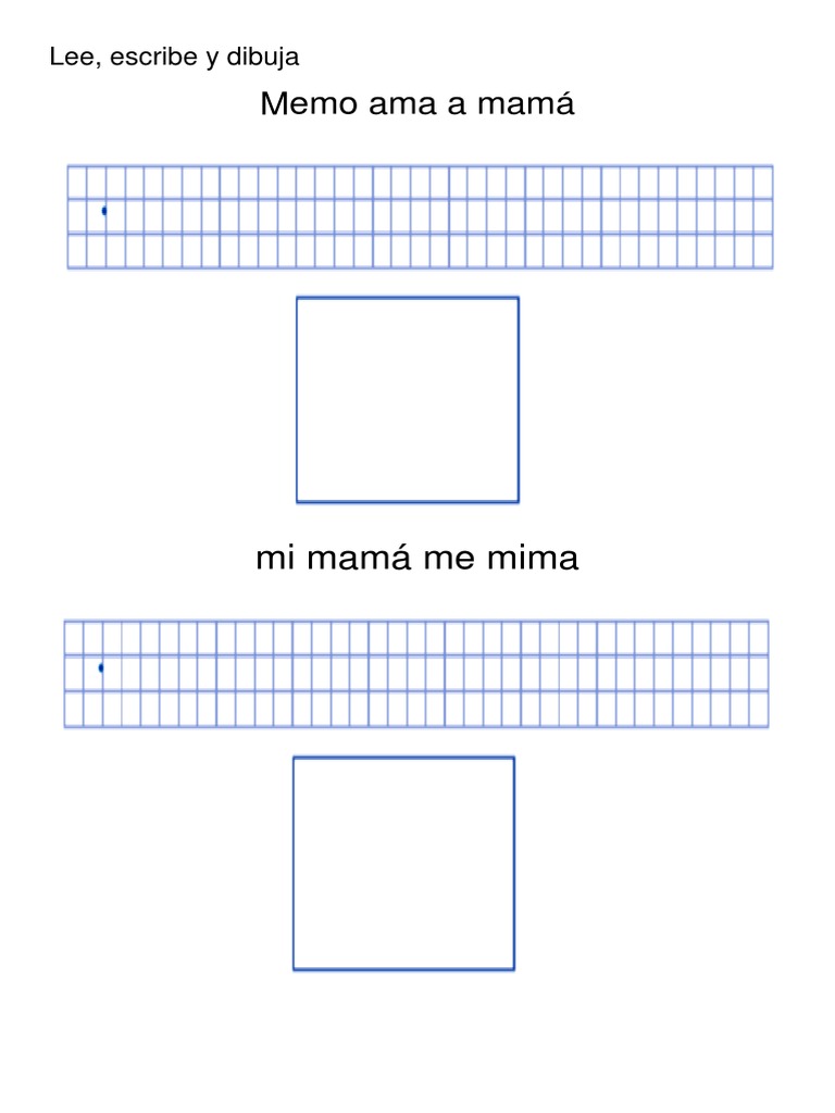 Memo Ama A Mamá: Mi Mamá Me Mima | PDF